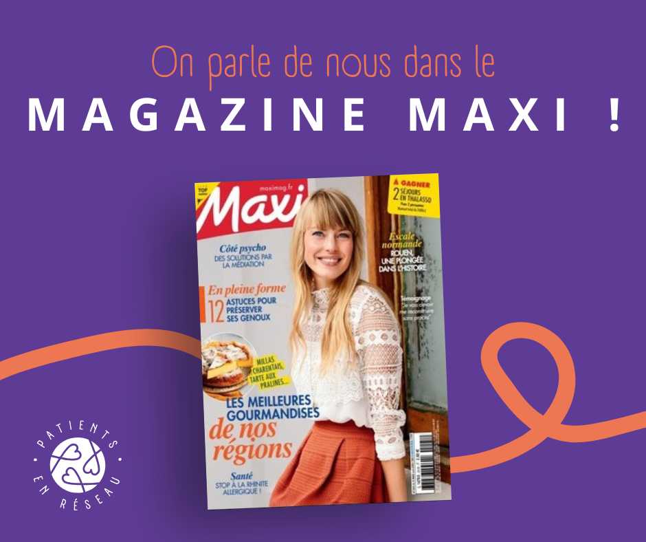 On parle de nous dans le magazine MAXI